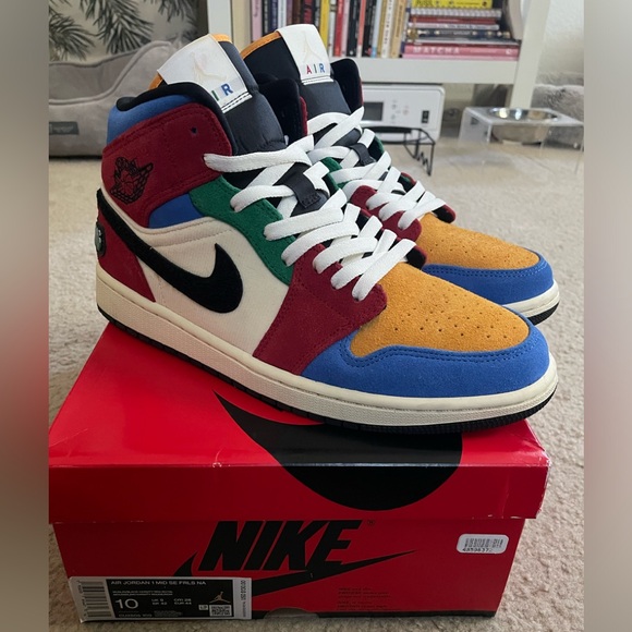 Jordan | Shoes | Air Jordan Mid X Blue The Great Fearless Pack Collab ...